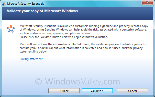 Review: Microsoft Security Essentials v1 - Windows Valley