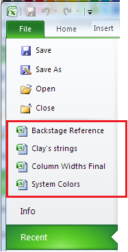 Microsoft Office 2010 Beta Changes – Evolving the Backstage View ...