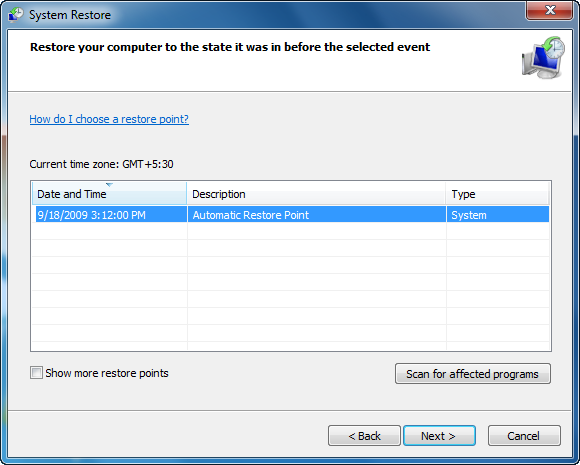 Turn On Off System Protection System Restore Create Restore Points